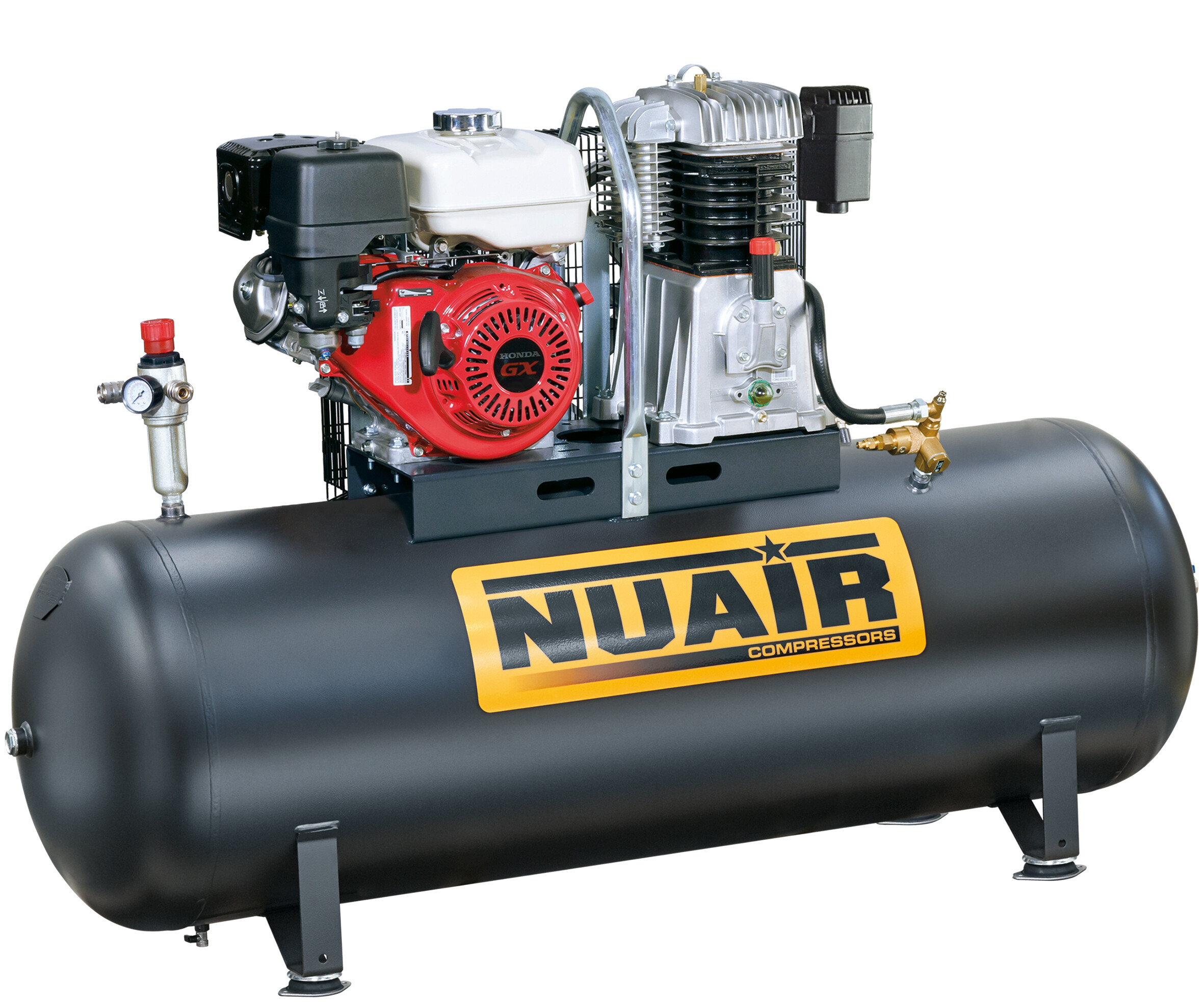 wolmal.pl » KOMPRESOR NUAIR NB7/9S/100 AP HONDA olejowy 100 l, wysokociśnieniowy